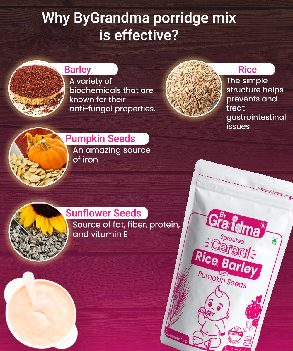 Shop for Rice, Barley Baby Food Online - ByGrandma.in